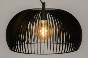 Závěsné designové svítidlo do obýváku Santora Nero Marco