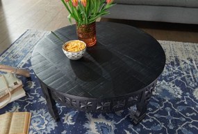 Bruxxi Konferenční stolek Dilli, 80 cm, masiv mango