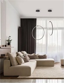 Závěsné LED svítidlo NOVA LUCE RING 27W 3000K 9820591 stmívatelné Triac