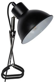 Lucide 45987/01/30 - Lampa s klipem MOYS 1xE27/40W/230V černá