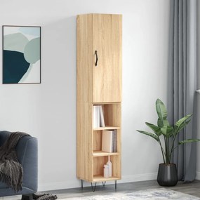 Skříň highboard dub sonoma 34,5 x 34 x 180 cm kompozitní dřevo 3199012