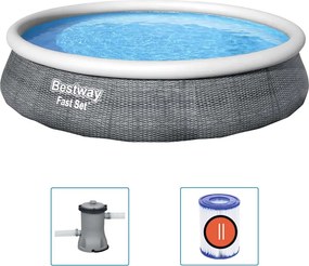 Bestway Nafukovací bazén Fast Set s čerpadlem 396 x 84 cm