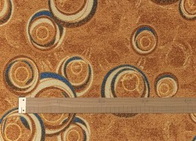 Koberce Breno Metrážový koberec DROPS 64, šíře role 500 cm, Oranžová, Vícebarevné