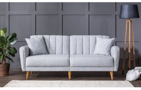 Atelier del sofa Rozkládací pohovka AQUA šedá 202 cm 867UNQ1313