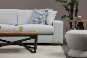 Designová rohová sedačka Bellona 322 cm béžová - levá