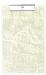 AmeliaHome Sada koupelnových předložek Bati bílá, 2 ks 50 x 80 cm, 40 x 50 cm
