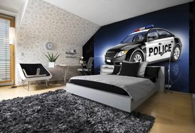 Fototapeta - Policejní auto (152,5x104 cm)