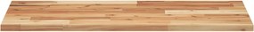 Plovoucí police 100 x 40 x 2 cm olejované akáciové dřevo 3279559