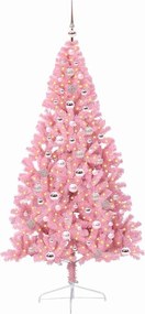 Umělý osvětlený vánoční stromeček Růžová 240 cm PVC 3397104