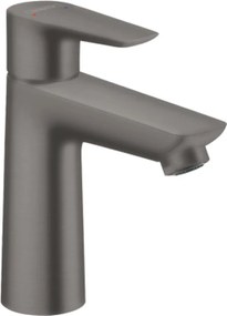 Hansgrohe Talis E, umyvadlová baterie 110 bez odtokové soupravy, kartáčovaná černá chromová, 71712340