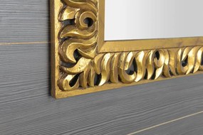 Sapho, ZEEGRAS zrcadlo v rámu, 90x90cm, zlatá, IN416