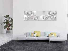 Obraz - Květinová design (170x50 cm)