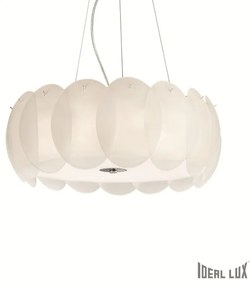 Závěsné svítidlo Ideal Lux Ovalino SP8 bianco 090481 bílé 55cm