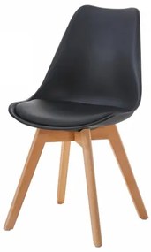 Jídelní židle černá, QUATRO 3144