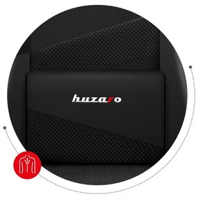 Huzaro Herní židle Force 6.2 s LED osvětlením - černá