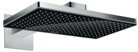 Hansgrohe Rainmaker Select, hlavová sprcha 460 1jet se sprchovým ramenem, černá/chromová, HAN-24003600