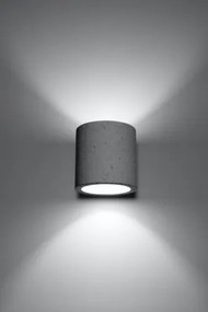 Nástěnné svítidlo SOLLUX Orbis G9 1x40W bez zdroje SL.0486 beton