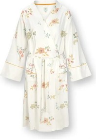 Pip Studio Naomi kimono Blossom Chique, bílý (Kimono z měkké strečové viskózy)