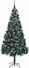 Umělý vánoční stromeček Zelená 210 cm PVC, ocel a plast 3396274