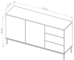 Komoda QUARTY QT-01