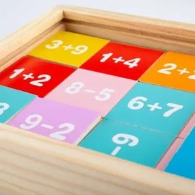Bigjigs Toys Sčítání a odčítání v krabičce / od 3 let