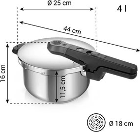 TESCOMA Tlakový hrnec ELEMENT 4,0 l