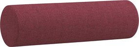 2dílná sedací souprava s polštáři vínová textil 3201824