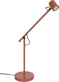 Červená kovová stolní lampa (výška 45,5 cm) Aero – White Label