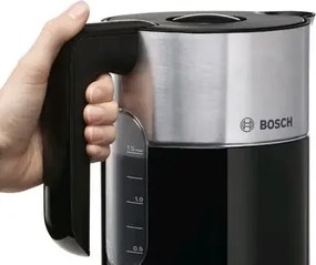BOSCH TWK8613P stříbrno-černá / Rychlovarná konvice / 2400 W / 1.5l