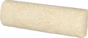 Potah na opěrku hlavy Vimle barva béžová látka lesklé, pletený vzor, vzorované