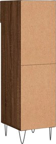 vidaXL Botník 30 x 35 x 105 cm kompozitní dřevo [829675] Barva: bílá s vysokým leskem