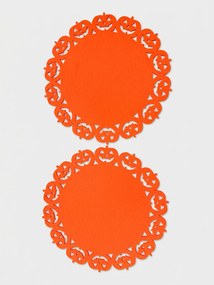 Sinsay - Prostírání ve tvaru dýně 2 pack - oranžová