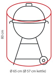 Obal na gril Ø 60 x 80 cm Winza