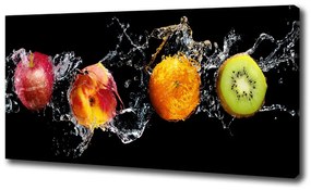 Wallmuralia Foto obraz na plátně do obýváku Ovoce a voda 100x50