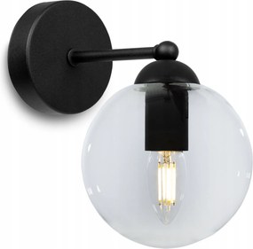 Elegantní Nástěnná Lampa Skleněná Koule Výběr Led