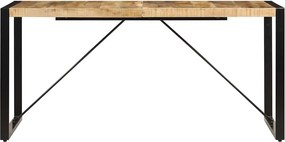 Jídelní stůl 160 x 80 x 75 cm masivní mangovníkové dřevo 247417