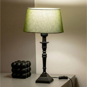 Brilagi - Stolní lampa CERIA 1xE27/60W/230V pr. 25 cm černá/zelená