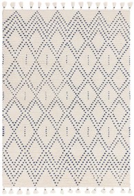 Tribeca Design Kusový koberec Livan Cream Blue Diamond Rozměry: 200x290 cm