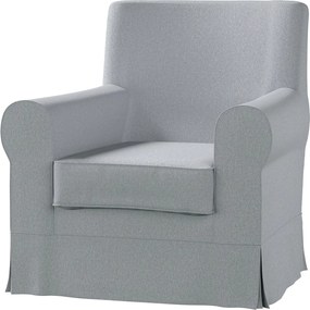 Potah na křeslo IKEA Ektorp Jennylund barva šedá látka pletený vzor