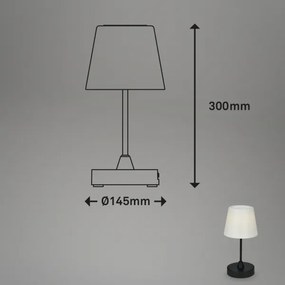 Brilo - LED Venkovní stmívatelná dobíjecí lampa LED/3W/5V IP44 2000 mAh