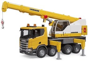 Bruder Nákladní auto Scania s jeřábem Liebherr