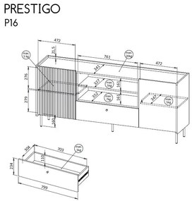 Komoda PRESTIGO 16