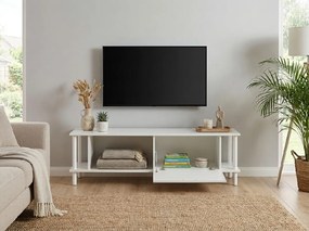 TV stolek PARIS 150 cm, bílá