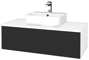 Dřevojas Koupelnová skříňka MODULE SZZ1 100 Varianta: N01 Bílá lesk / N03 Graphite