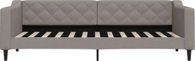 Válenda s přistýlkou taupe 80 x 200 cm textil 3197424
