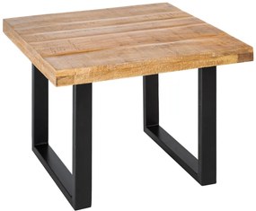 DNYMARIANNE -25% Moebel Living Masivní mangový konferenční stolek Fabio 60 x 60 cm