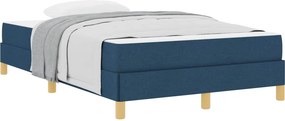 Postel s boxspringem s matrací Modrá 120 x 190 cm textil 3398555