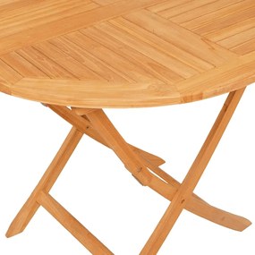 Skládací zahradní stůl 85 x 76 cm masivní teakové dřevo - Default Title