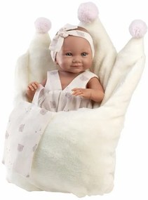 Llorens 73814 new born holčička - realistické miminko s celovinylovým tělem - 40 cm