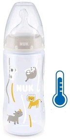 Kojenecká láhev NUK FC+Temperature Control 300 ml BOX-Flow Control savička beige